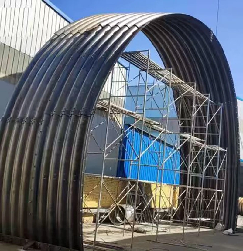 Corrugated pipe culvert is also called metal corrugated pipe culvert or ...