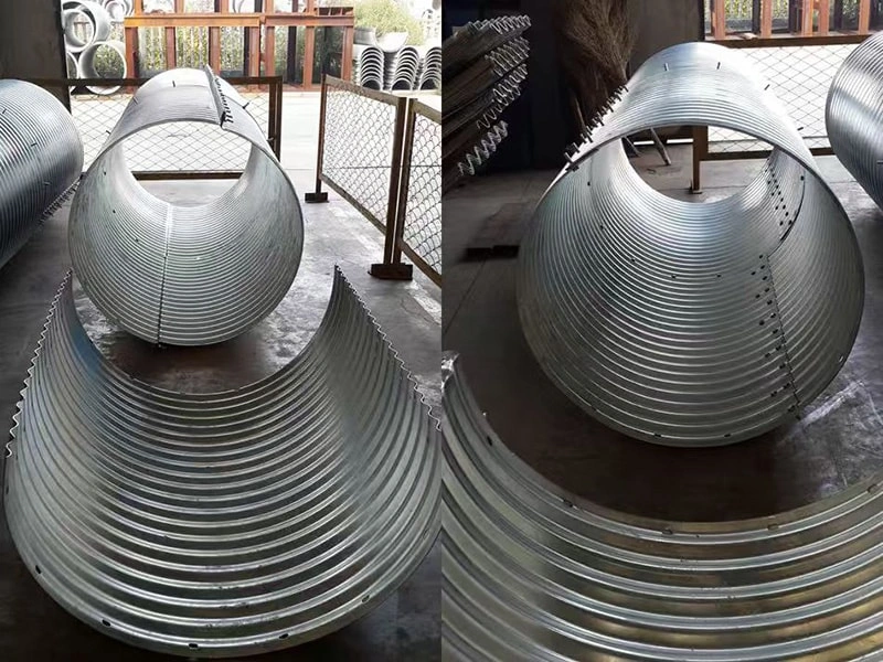 Two Plates Assembly Corrugated Steel Pipe Culvert - News - China Lucky ...